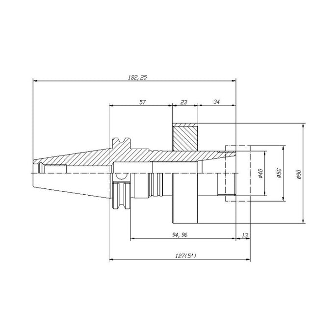 Tool holder CAT40 – Flowdrill